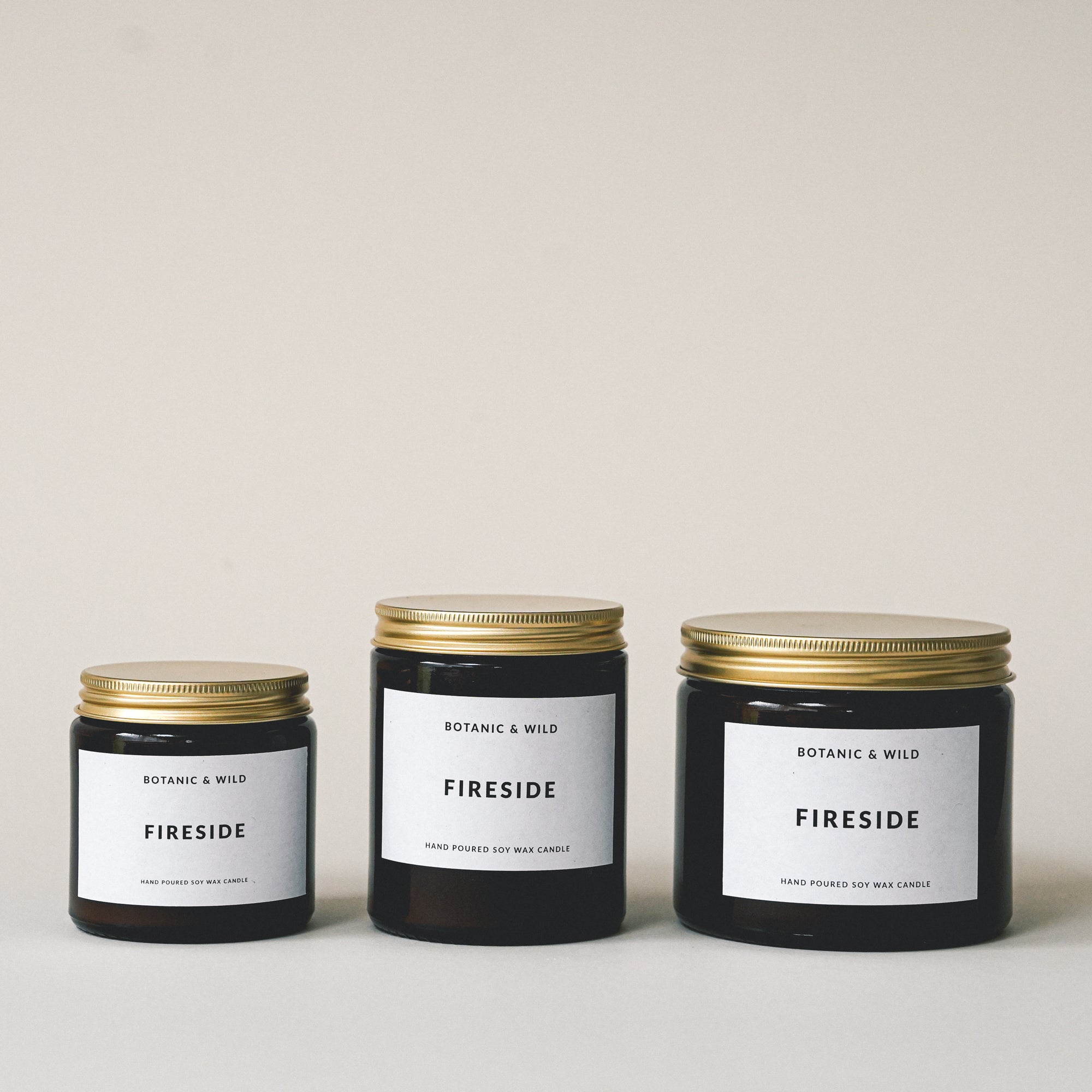 Fireside Scented Soy Candles | Botanic & Wild